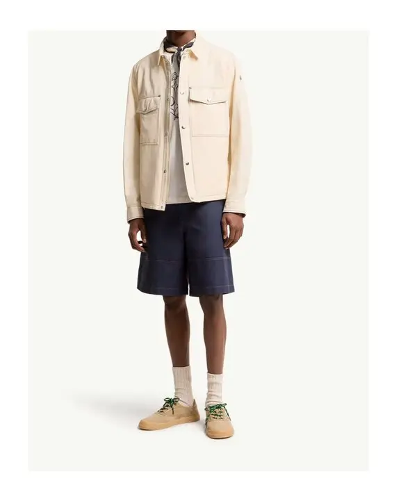 Moncler Watagua Denim Jacket With Snap Buttons