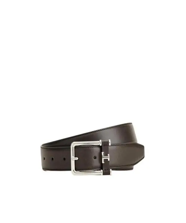 TOD'S Timeless Buckle Belt - Black