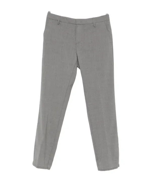 DONDUP Tailored Trousers With Belt Loops - Gray