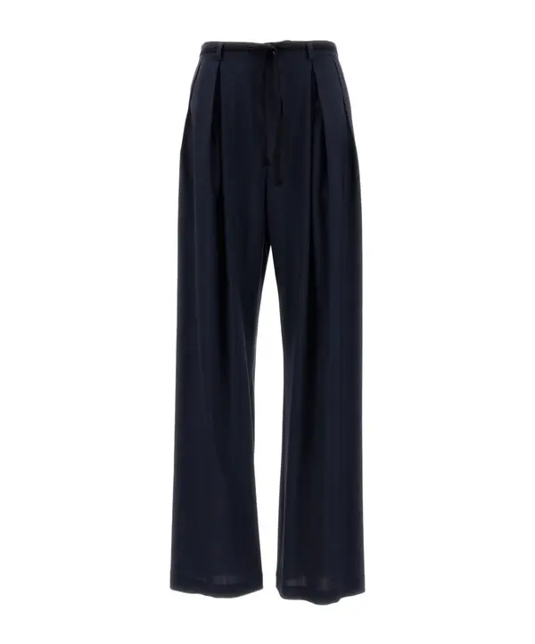 Barena Venezia Wide Leg Trousers - Blue