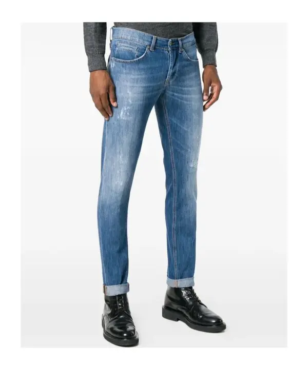 DONDUP Stonewashed Jeans - Blue