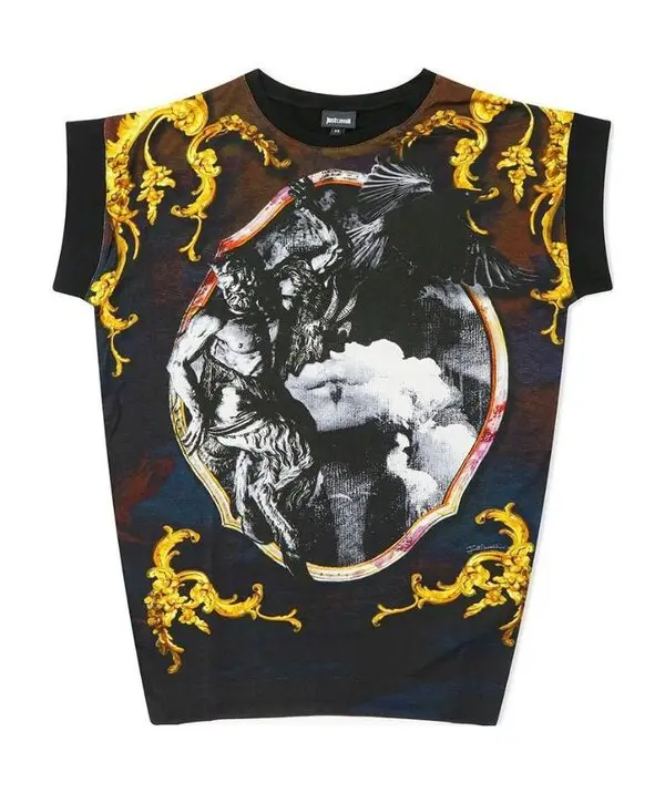 Just Cavalli Item O-neck Short-sleeved T-shirt - Multicolor