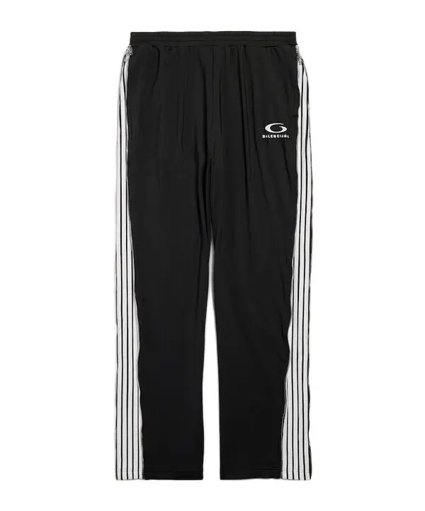 Balenciaga Loop Sports Icon Zipped Track Pants - Black/white
