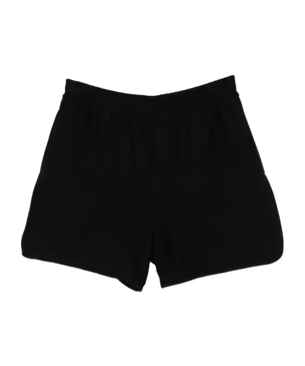 Emporio Armani All-over Micro Eagle Jacquard Shorts - Black