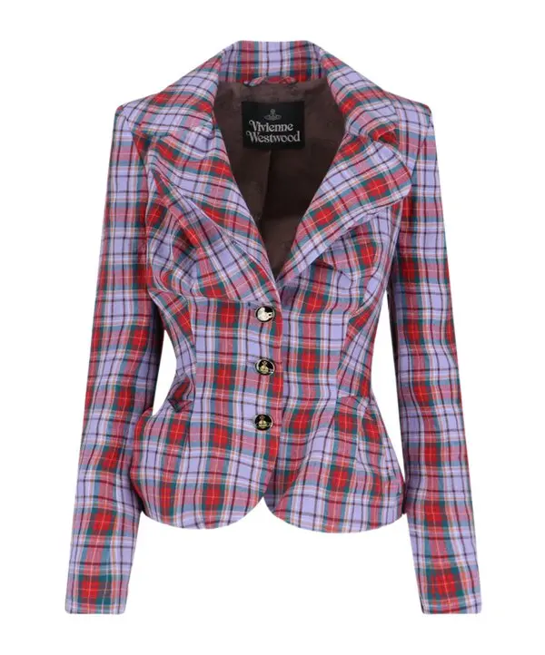VIVIENNE WESTWOOD Plaid Blazer - Multi-color