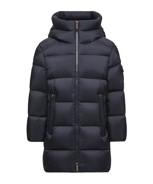 Moncler Marat Hooded Down Jacket With Tricolour Trim