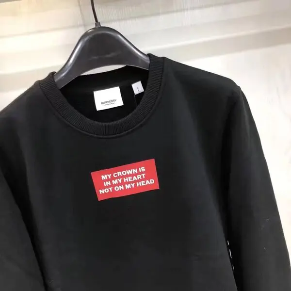 Burberry Round-neck Long-sleeve Hoodie