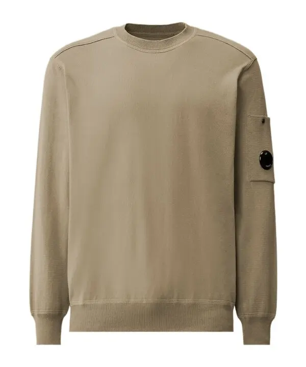 C.P. COMPANY Long-sleeved Sweatshirt - Dove-grey