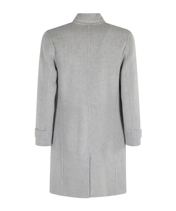 Eleventy Long Sleeve Coat - Gray