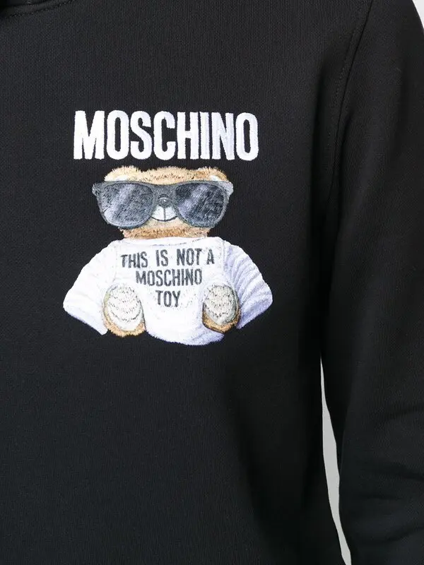 Moschino Teddy Bear Logo Hoodie