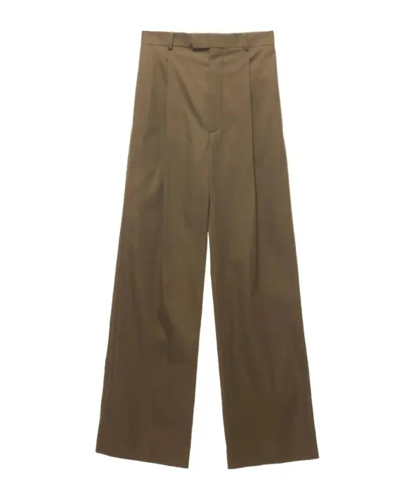 Carven Pleated Front Cotton Trousers - No