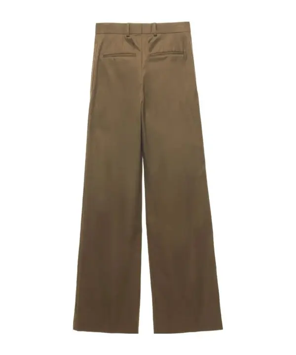 Carven Pleated Front Cotton Trousers