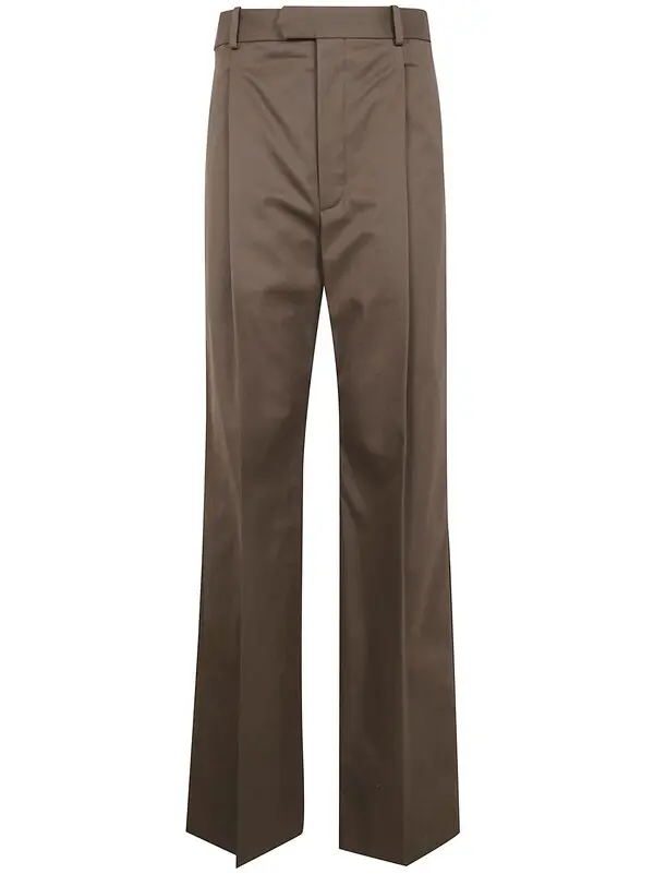 Carven Pleated Front Cotton Trousers
