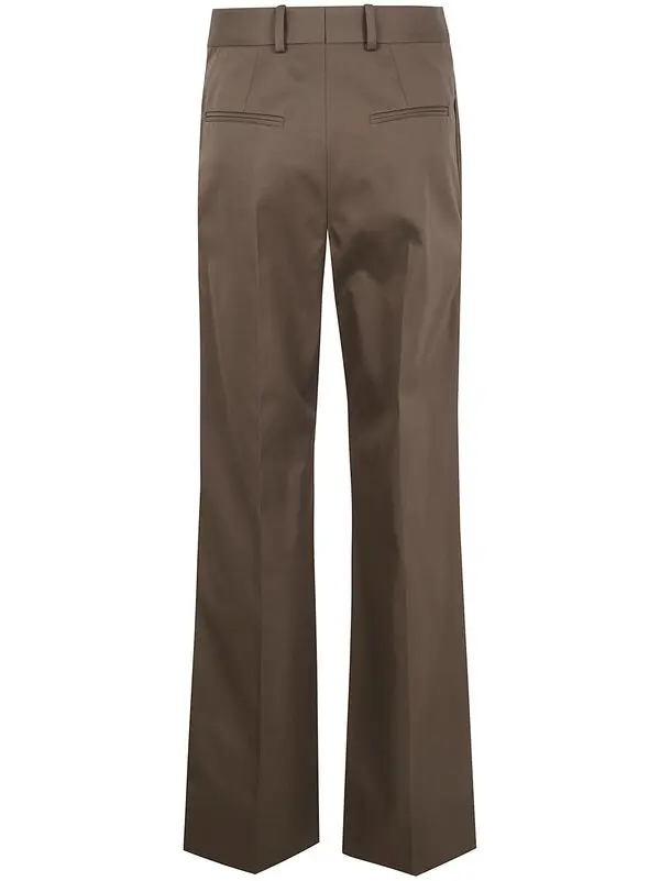 Carven Pleated Front Cotton Trousers