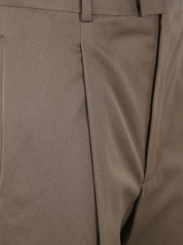 Carven Pleated Front Cotton Trousers