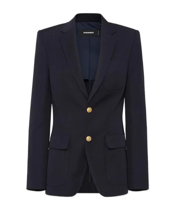 Dsquared2 Single-breasted Blazer With Notched Lapels