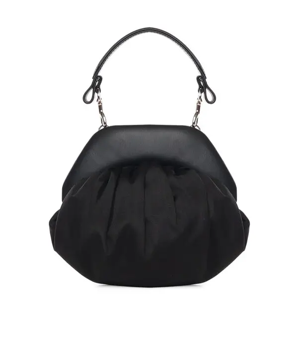 VIVIENNE WESTWOOD Orb Plaque Clutch Bag - Black