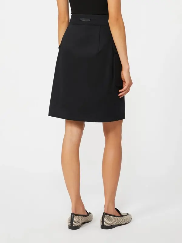 Max Mara Asymmetrical Mini Skirt With Flap Pockets