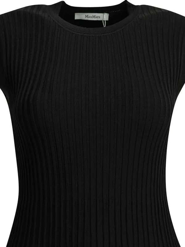 Max Mara Egizio Sleeveless Knitted Midi Dress