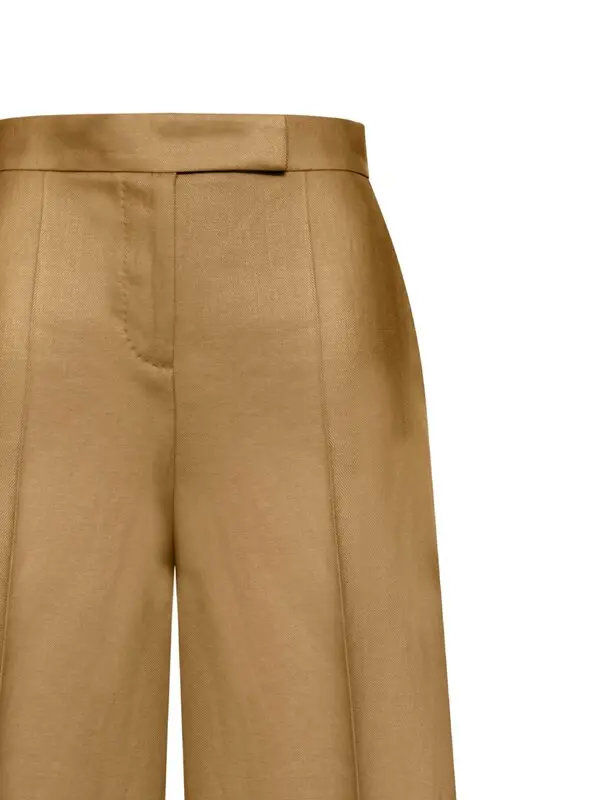 Max Mara Pleated Bermuda Shorts - Sand