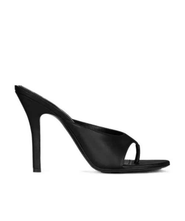 Givenchy Split-toe Leather High-heeled Mules