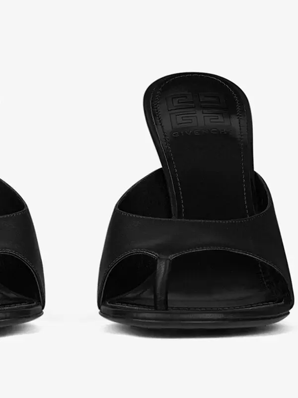 Givenchy Split-toe Leather High-heeled Mules