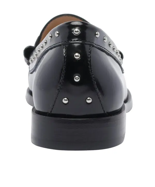STUART WEITZMAN Embellished Tassel Loafers - Black