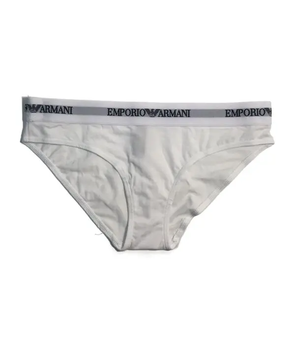 Emporio Armani Logo Waist-edge Briefs Pants - Gray