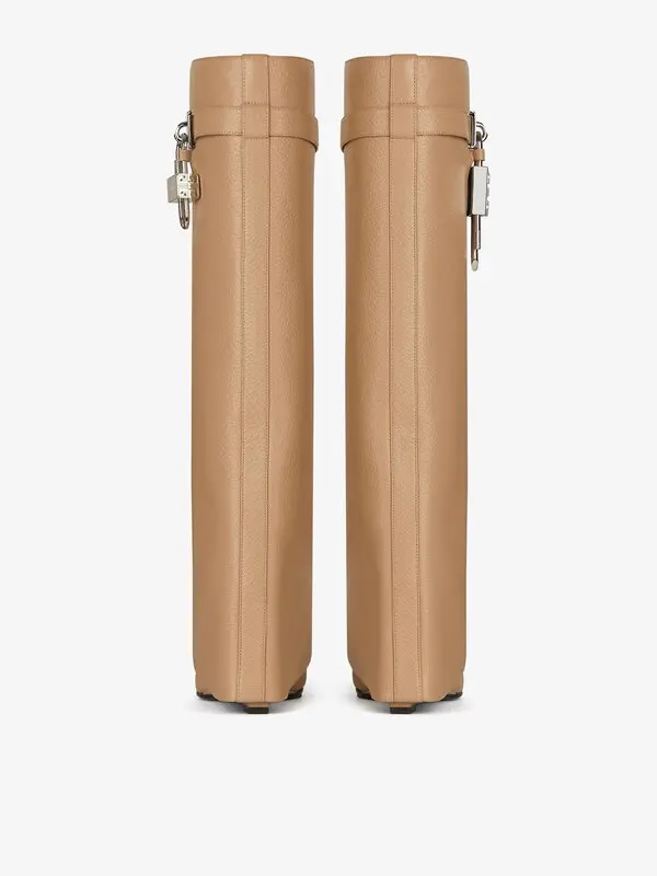 Givenchy Shark Lock Boots - Light Brown