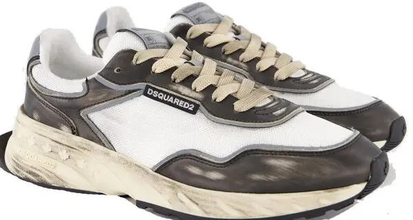 Dsquared2 Sprinter Lace-up Sneakers - Nude