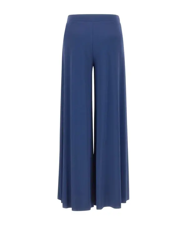 KAOS Wide-leg Fluid Pants - Blue