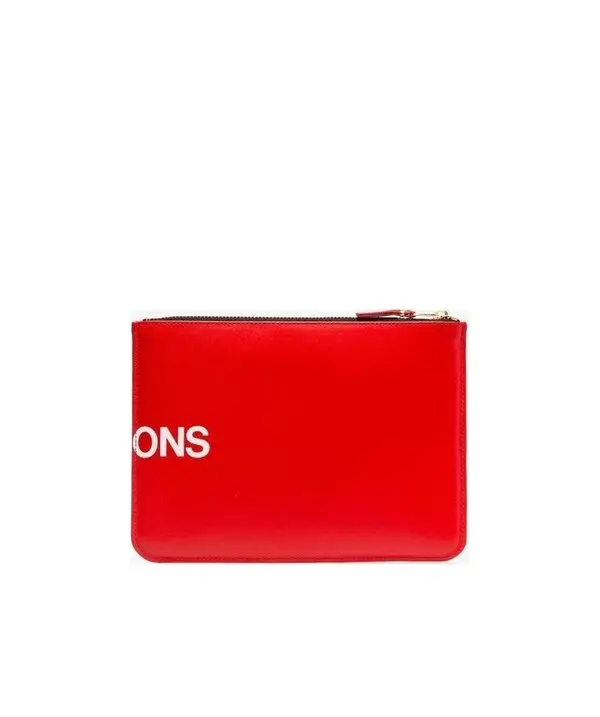 Comme Des Garçons With Large Logo - Red