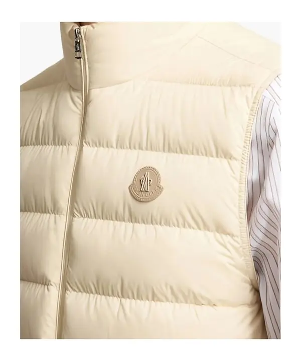 Moncler Puffer Down Vest With Stand Collar