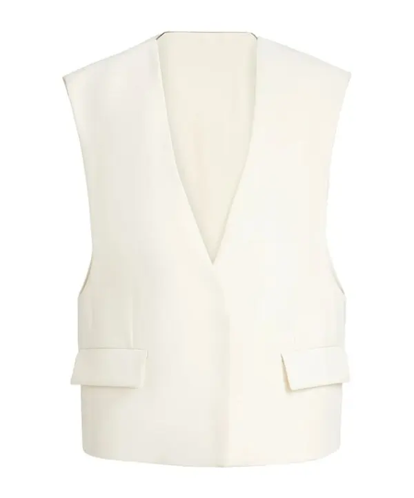 Brunello Cucinelli Sleeveless Vest - Ivory
