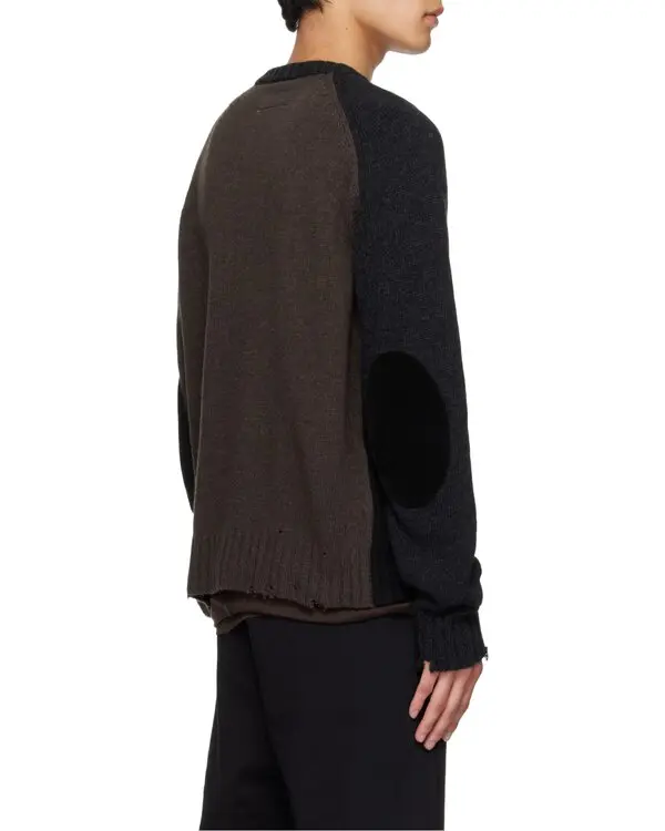 MAISON MARGIELA Distressed Knitted Jumper - Multicolor