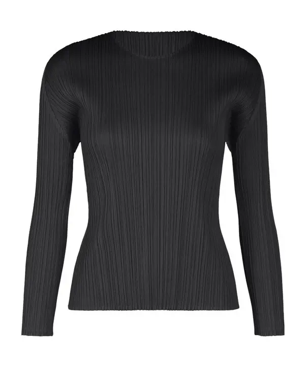 PLEATS PLEASE BY ISSEY MIYAKE Long Sleeve Pleated Top