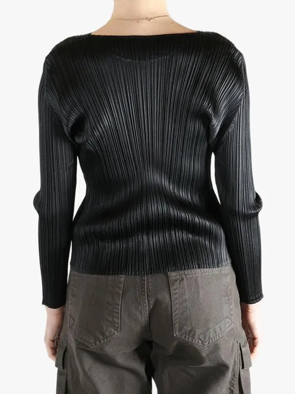 PLEATS PLEASE BY ISSEY MIYAKE Long Sleeve Pleated Top