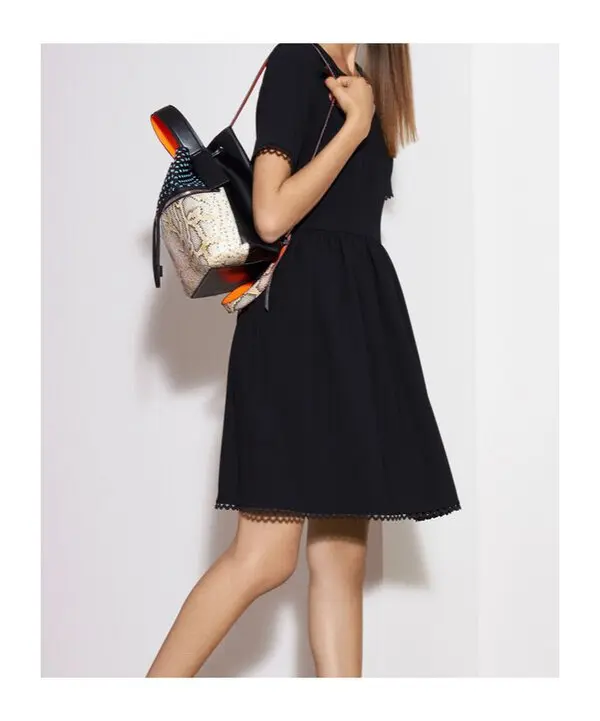 Kenzo Embroidered Mini Dress