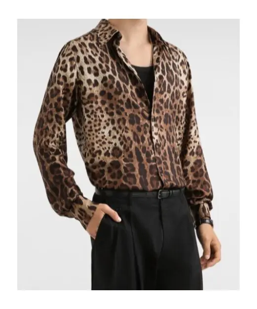 Dolce & Gabbana Leopard-print Shirt - Black