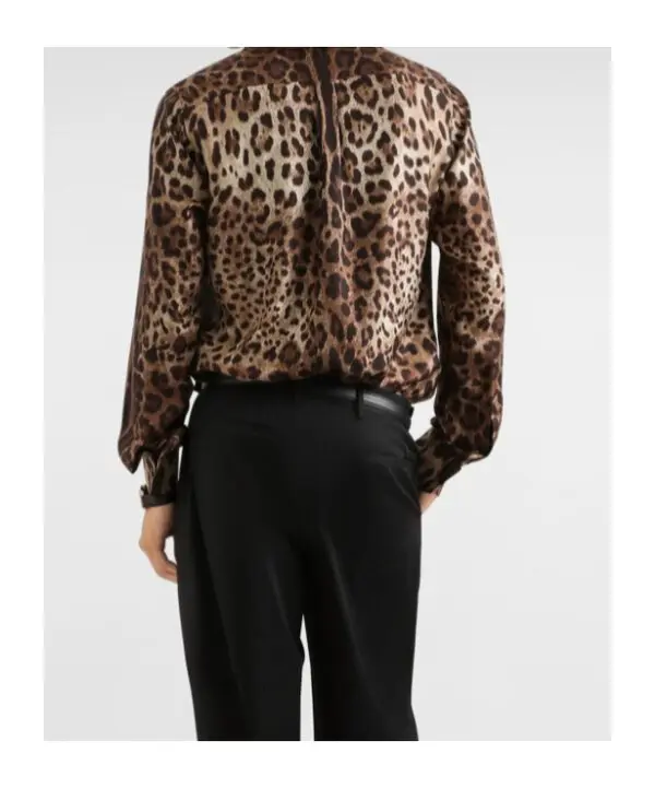Dolce & Gabbana Leopard-print Shirt - Black