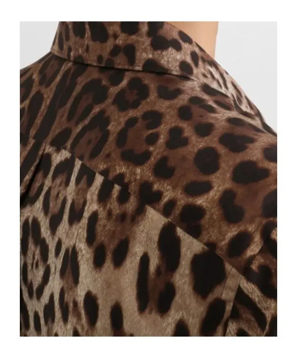 Dolce & Gabbana Leopard-print Shirt - Black