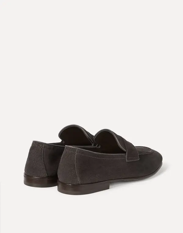 Brunello Cucinelli Slip-on Penny Loafers - Red Clay