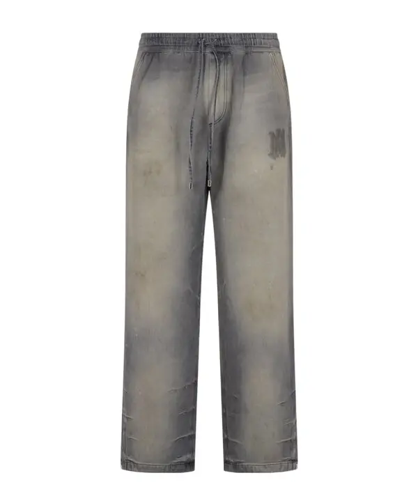 Amiri Straight Leg Baggy Jeans - Gray