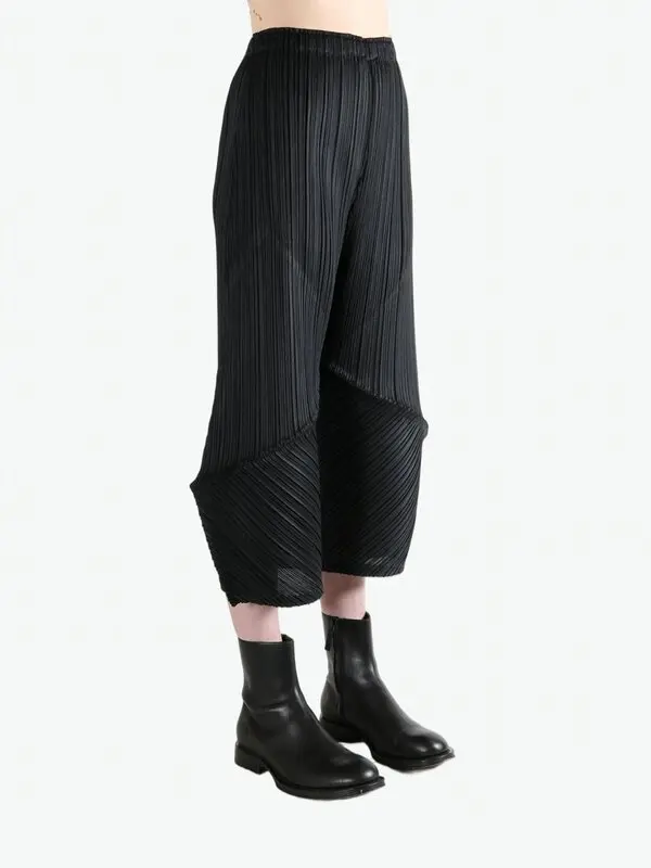 PLEATS PLEASE BY ISSEY MIYAKE Wide Leg Pleated Trousers