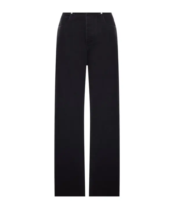 Bottega Veneta Faded Wide Leg Jeans