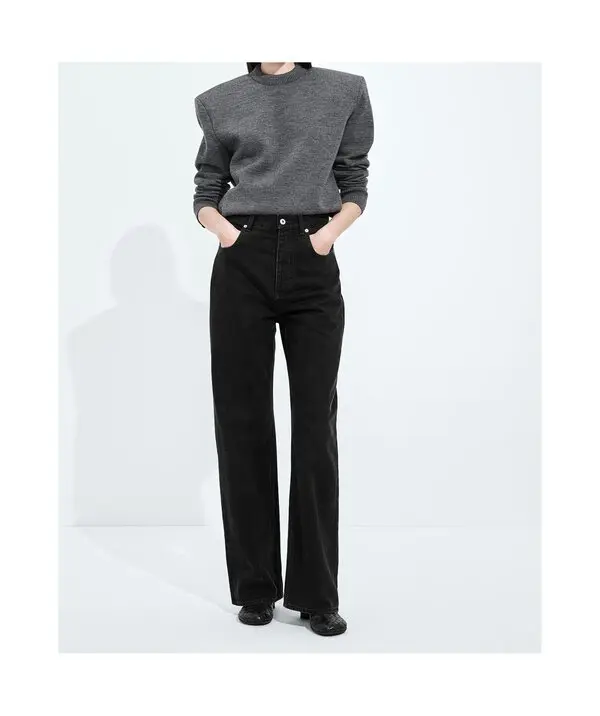 Bottega Veneta Faded Wide Leg Jeans