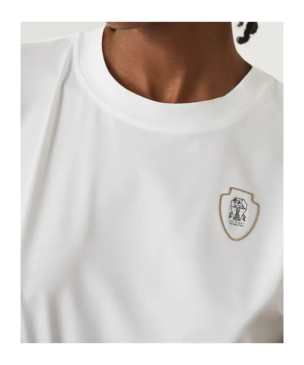 Brunello Cucinelli Logo Patch T-shirt