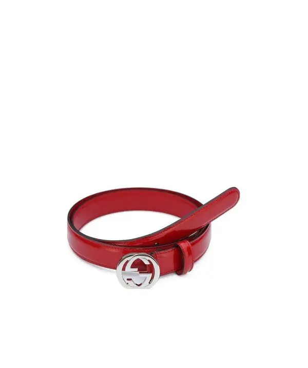Gucci Mutual Buckle Belt - Red