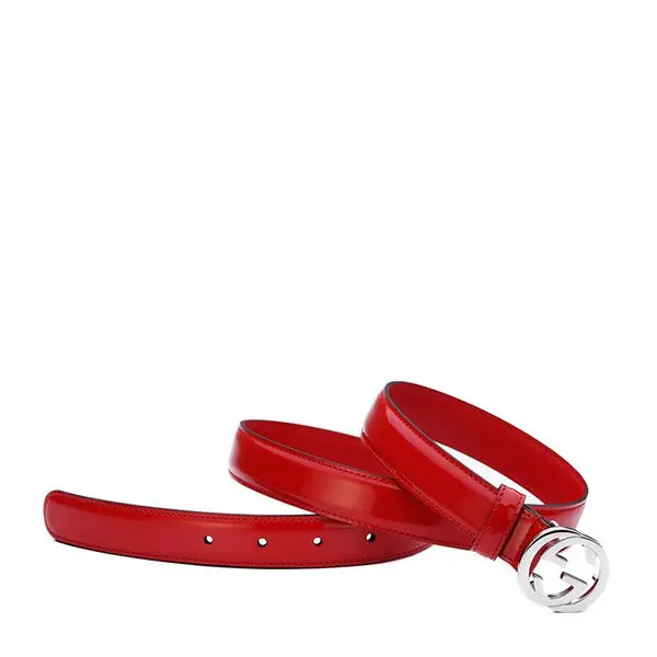 Gucci Mutual Buckle Belt - Red