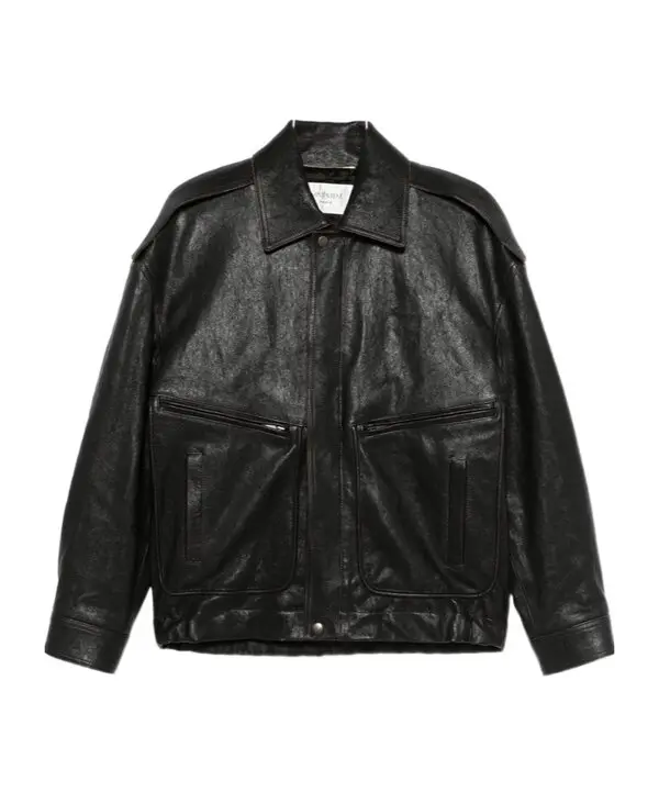 Saint Laurent Leather Jacket - No